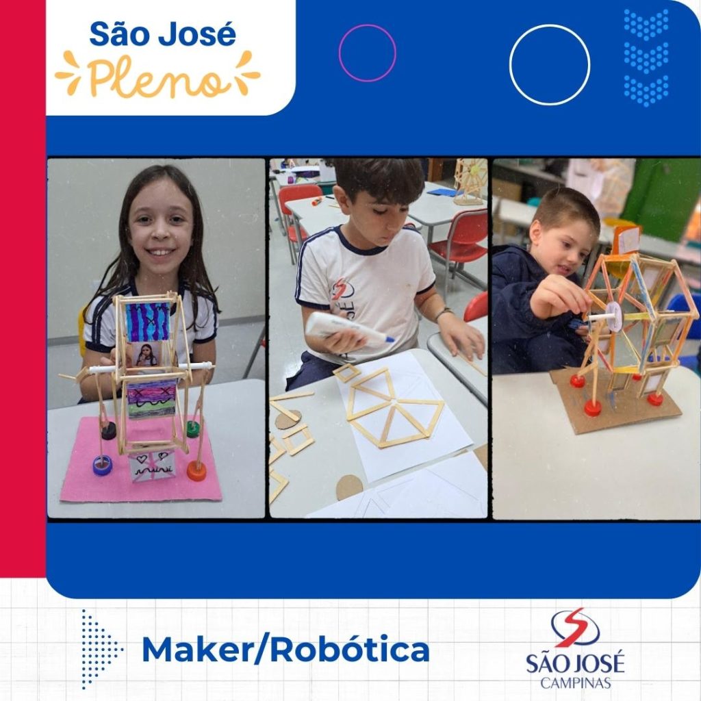 Maker e Robótica – Atividade Roda Gigante – Escola Salesiana São José